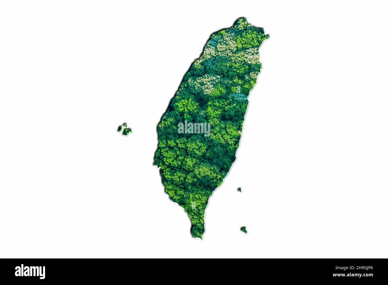 Map of taiwan Cut Out Stock Images & Pictures - Alamy