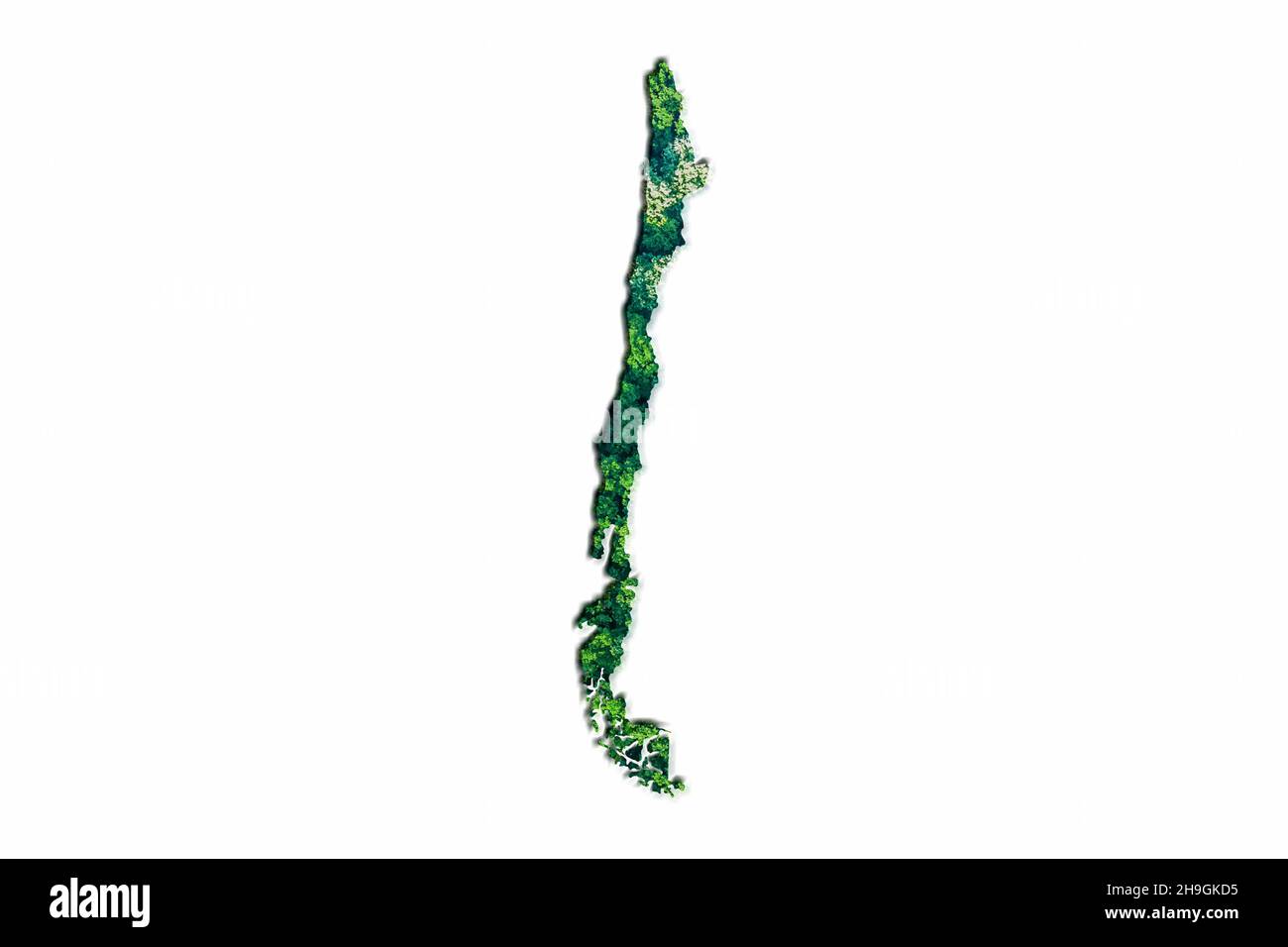 Bio bio chile map geography Cut Out Stock Images & Pictures - Alamy