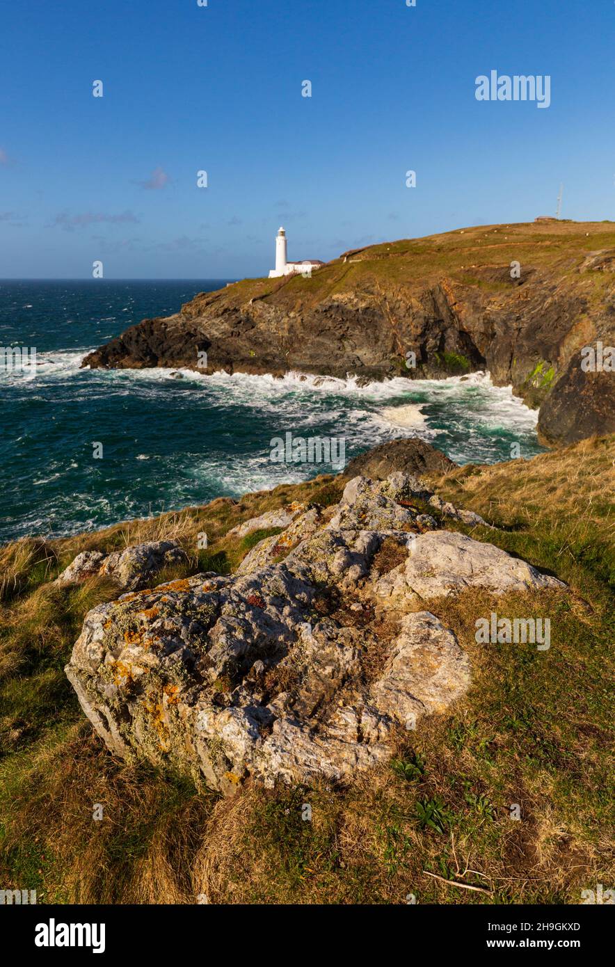 Trevose Head Lighthouse Stock Photo - Alamy