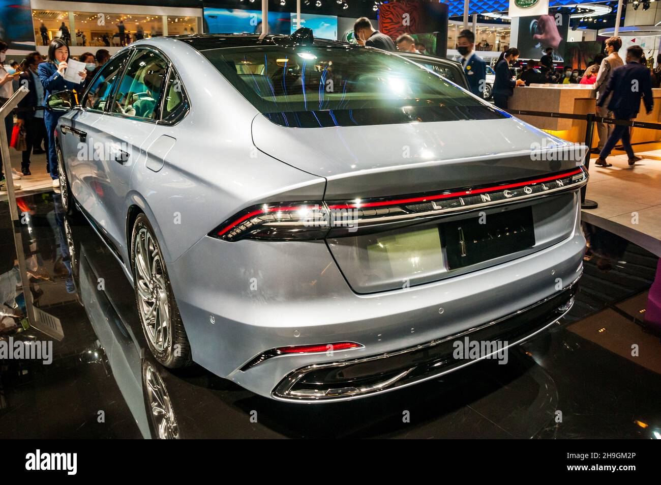 Lincoln Zephyr on display at the 2021 Guangzhou Auto Show, Guangdong ...