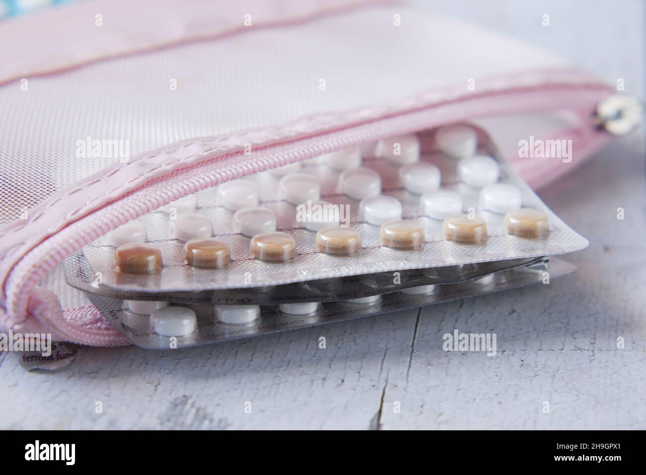Birth control packet hi-res stock photography and images - Alamy