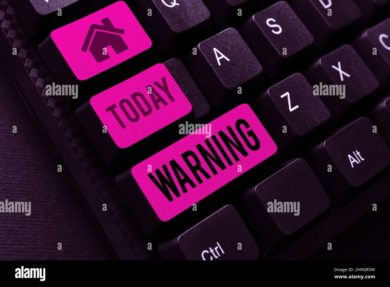 Writing displaying text Warning. Business showcase Advice Sign for ...