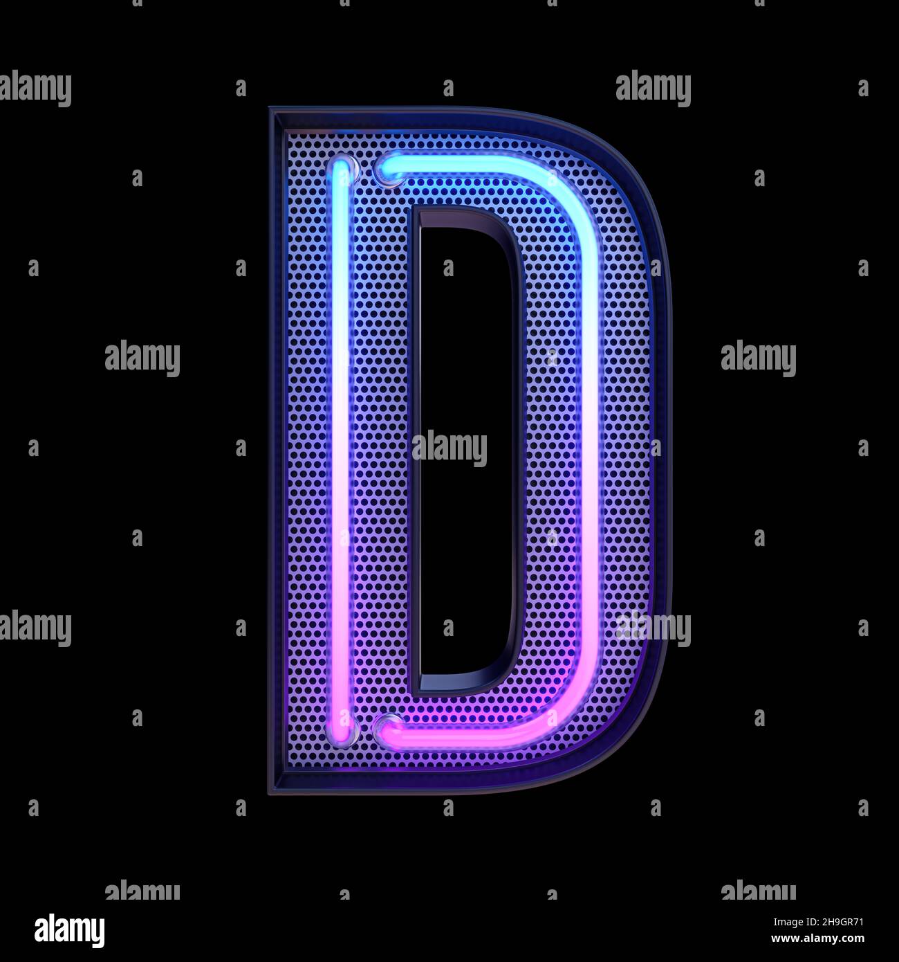 Illuminated letter d hi-res stock photography and images - Alamy