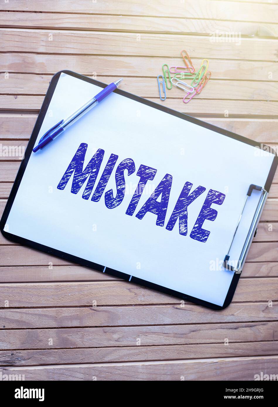 Text caption presenting Mistake. Word for Something not correct Lack of ...