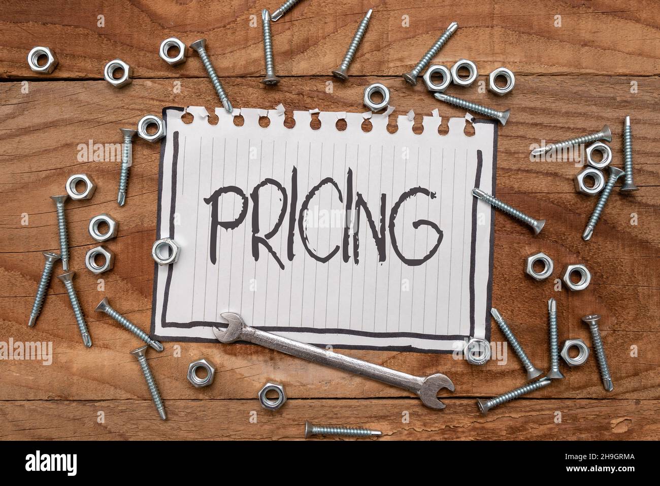Handwriting text Pricing. Word for the method companies use to price ...