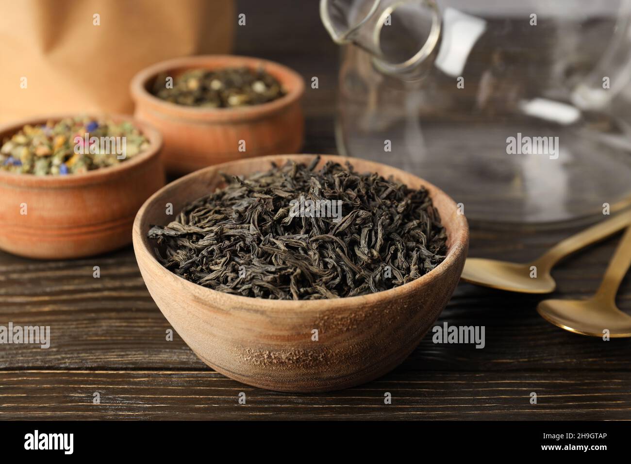 Set different types tea hi-res stock photography and images - Alamy