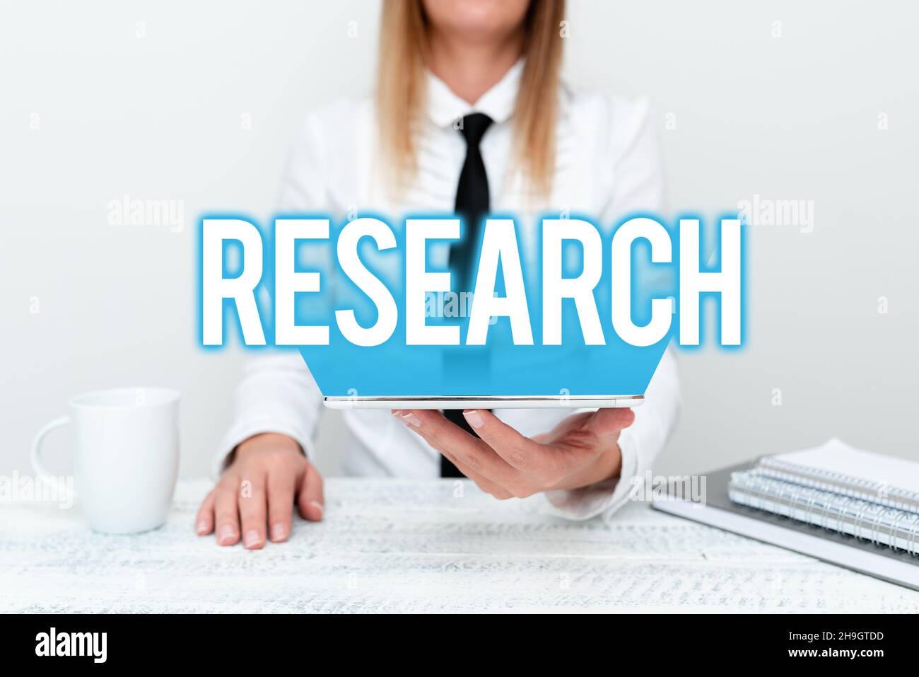 Conceptual display Research. Business idea systematic investigation ...