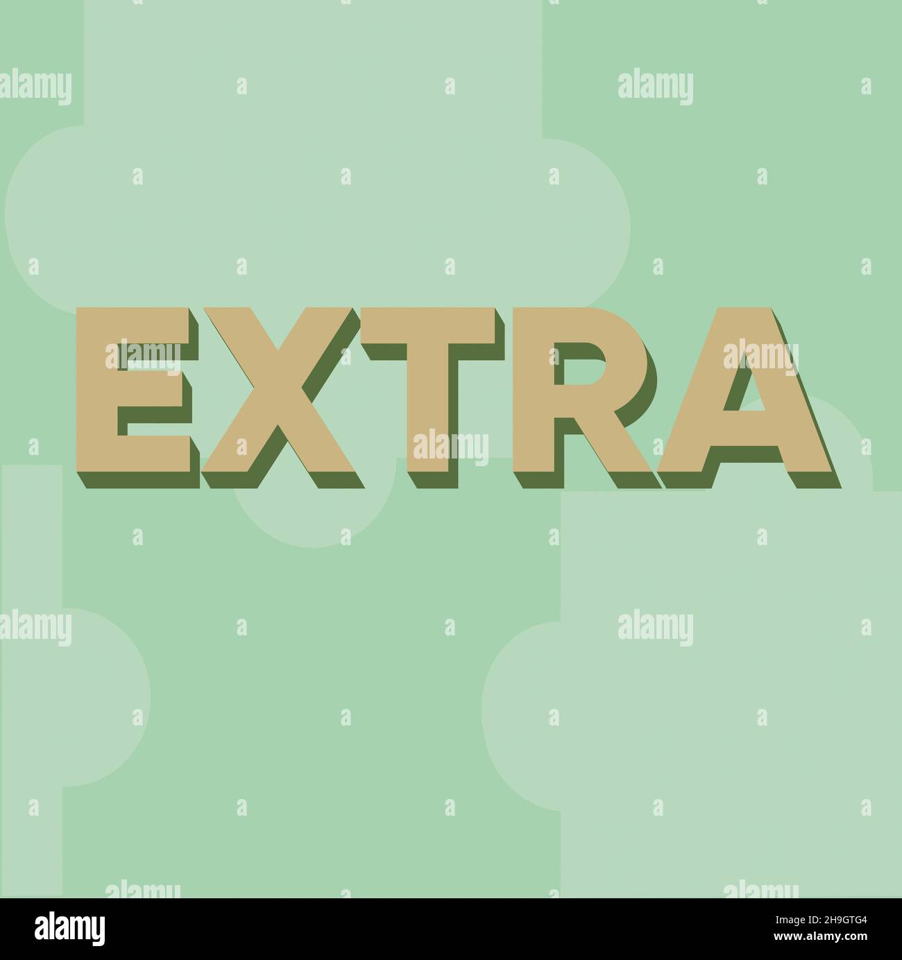 Sign displaying Extra. Business overview Added to existing or usual ...