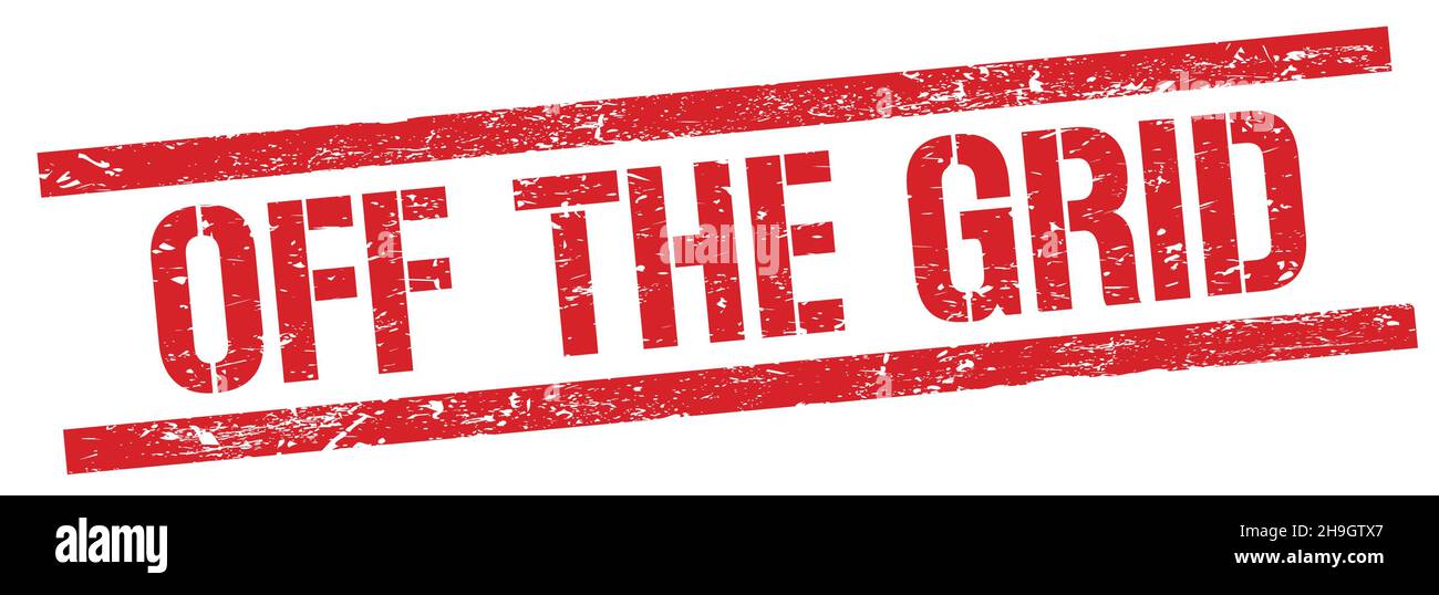 Off the grid stamp hi-res stock photography and images - Alamy