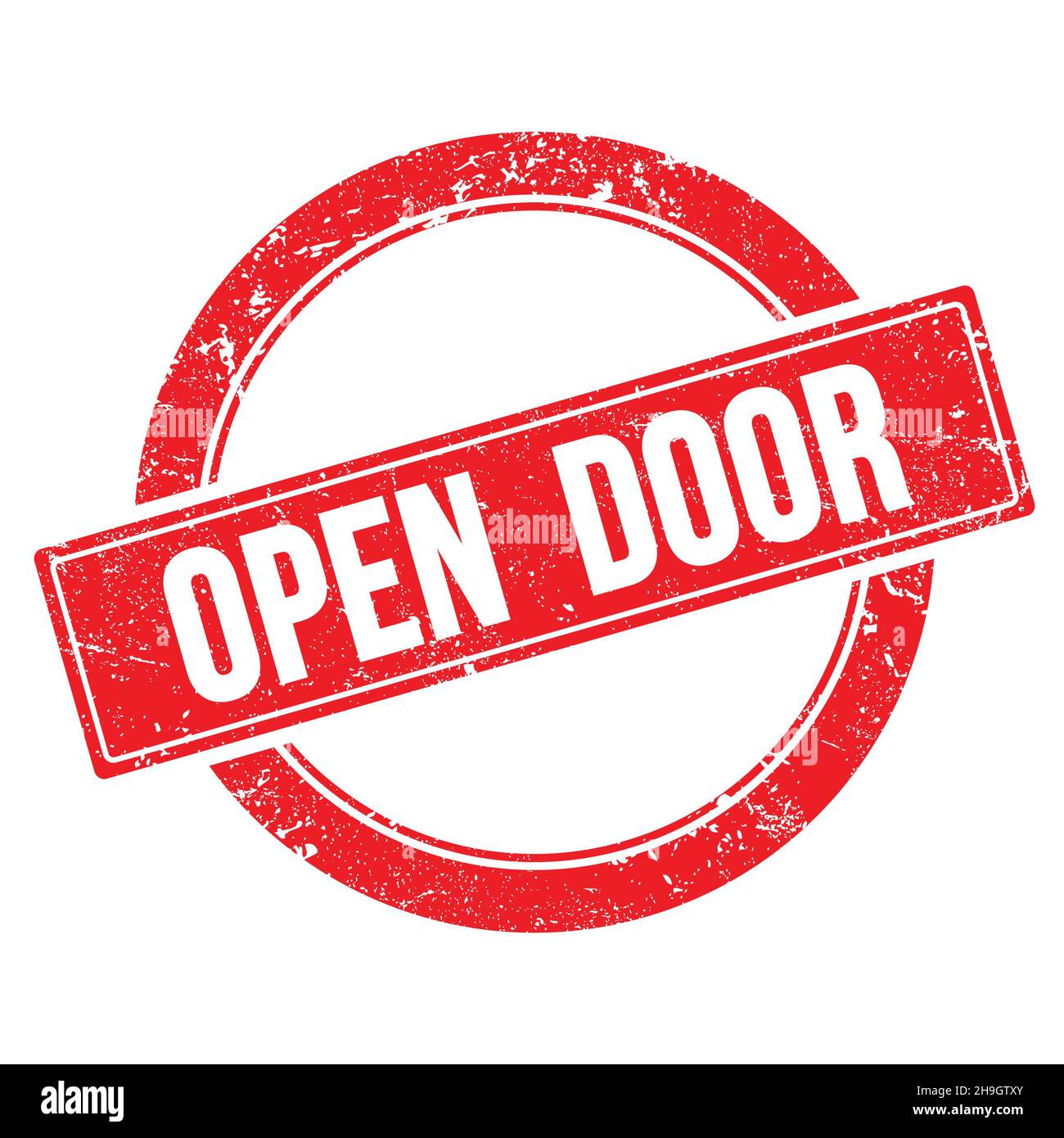 Open door stamp hi-res stock photography and images - Alamy