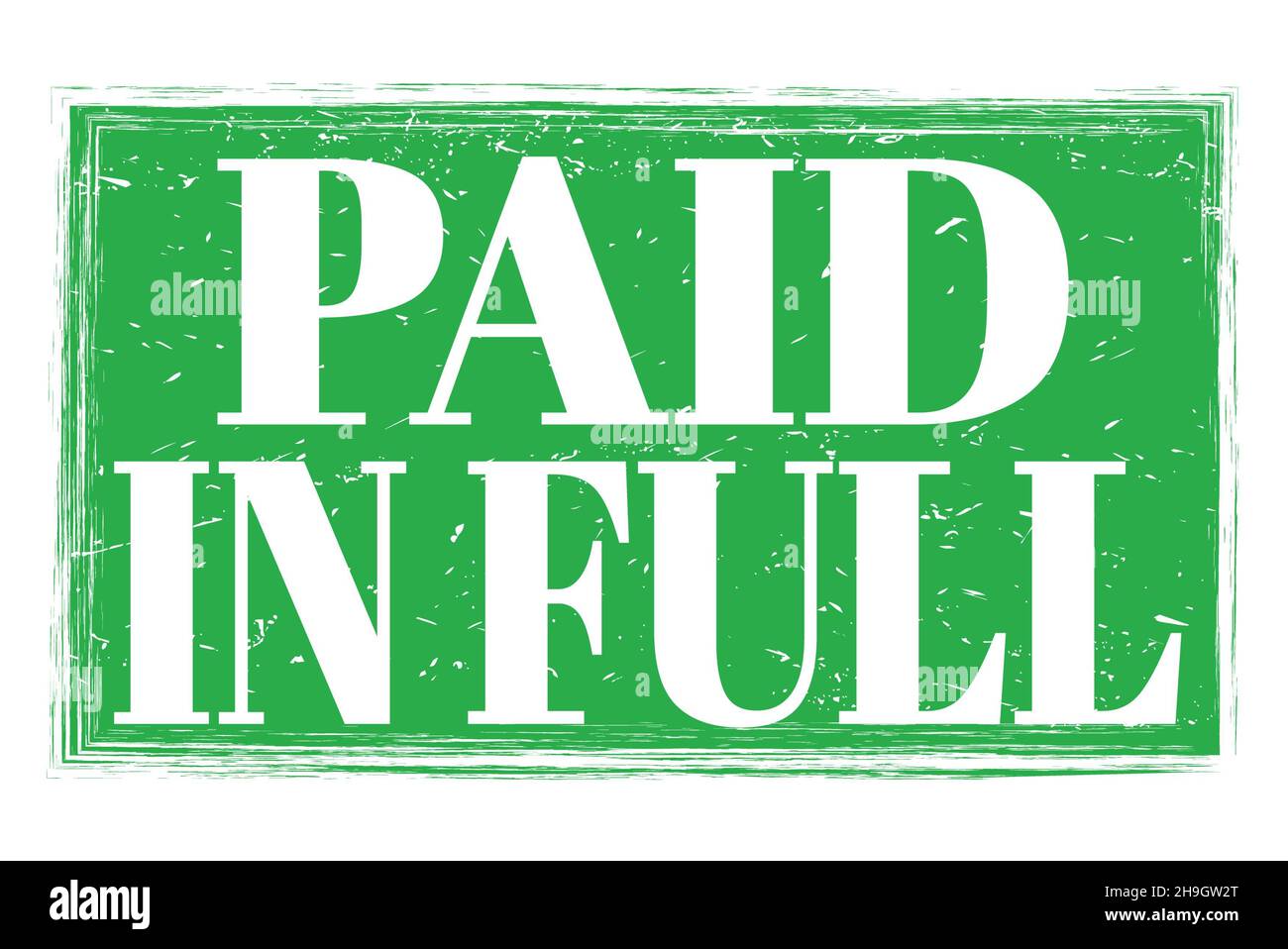 Paid in full stamp Cut Out Stock Images & Pictures - Alamy
