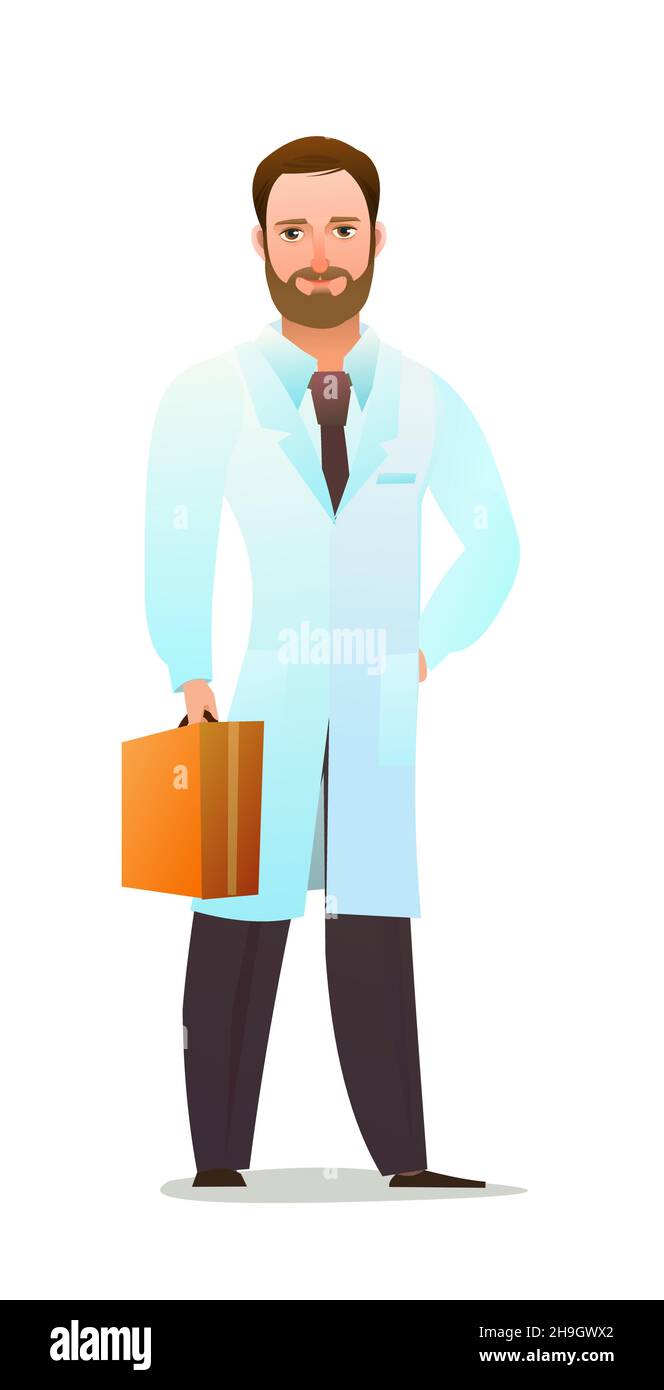 Hospital gown man standing Stock Vector Images - Alamy