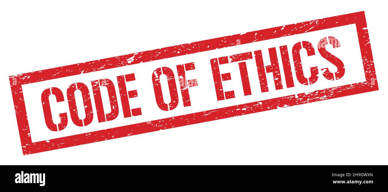Code of ethics stamp hi-res stock photography and images - Alamy