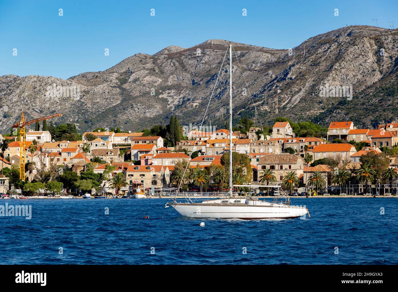 Cavtat village harbor view hi-res stock photography and images - Alamy