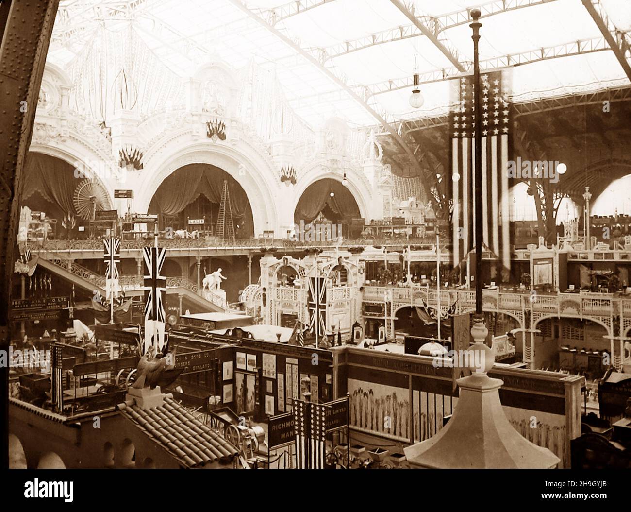 Food Products Hall, 1900 Exposition Universelle, Paris, France Stock ...