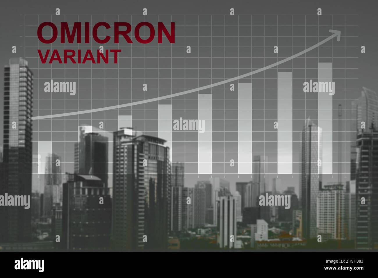 Increased graph of new variant of covid 19 omicron patient with ...