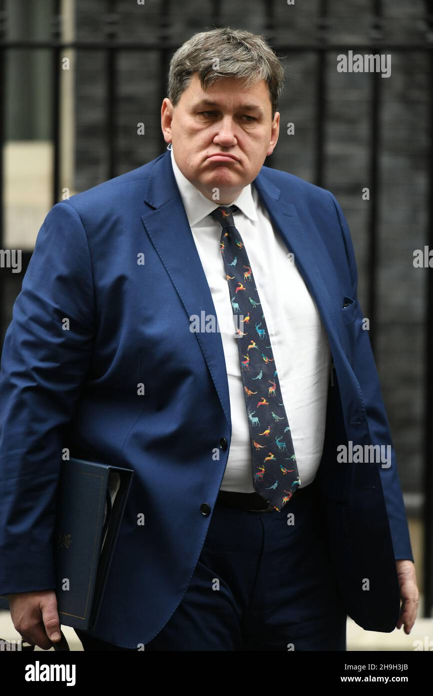 Downing Street, London, UK. 7 December 2021. Kit Malthouse MP, Minister ...