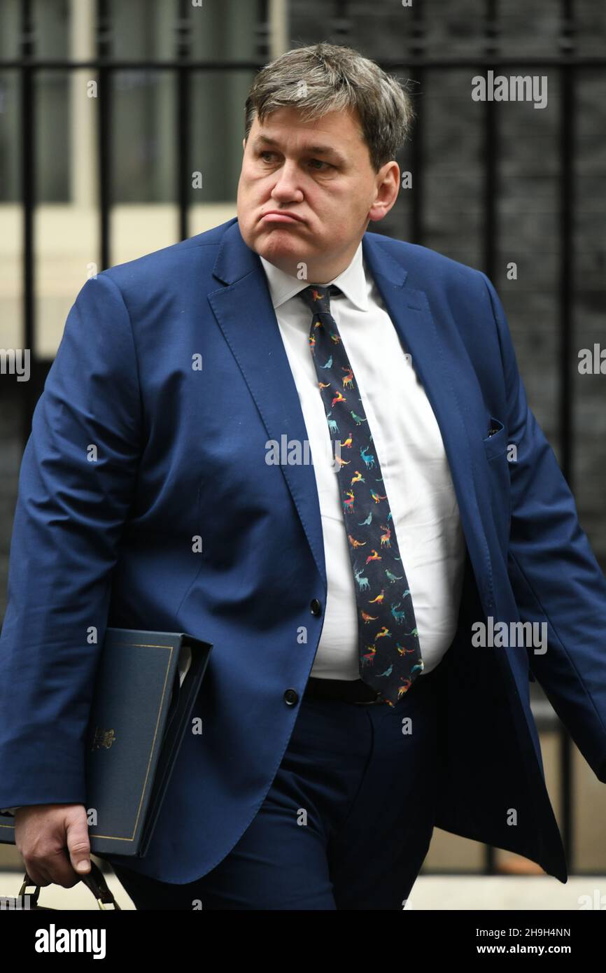 Downing Street, London, UK. 7 December 2021. Kit Malthouse MP, Minister ...