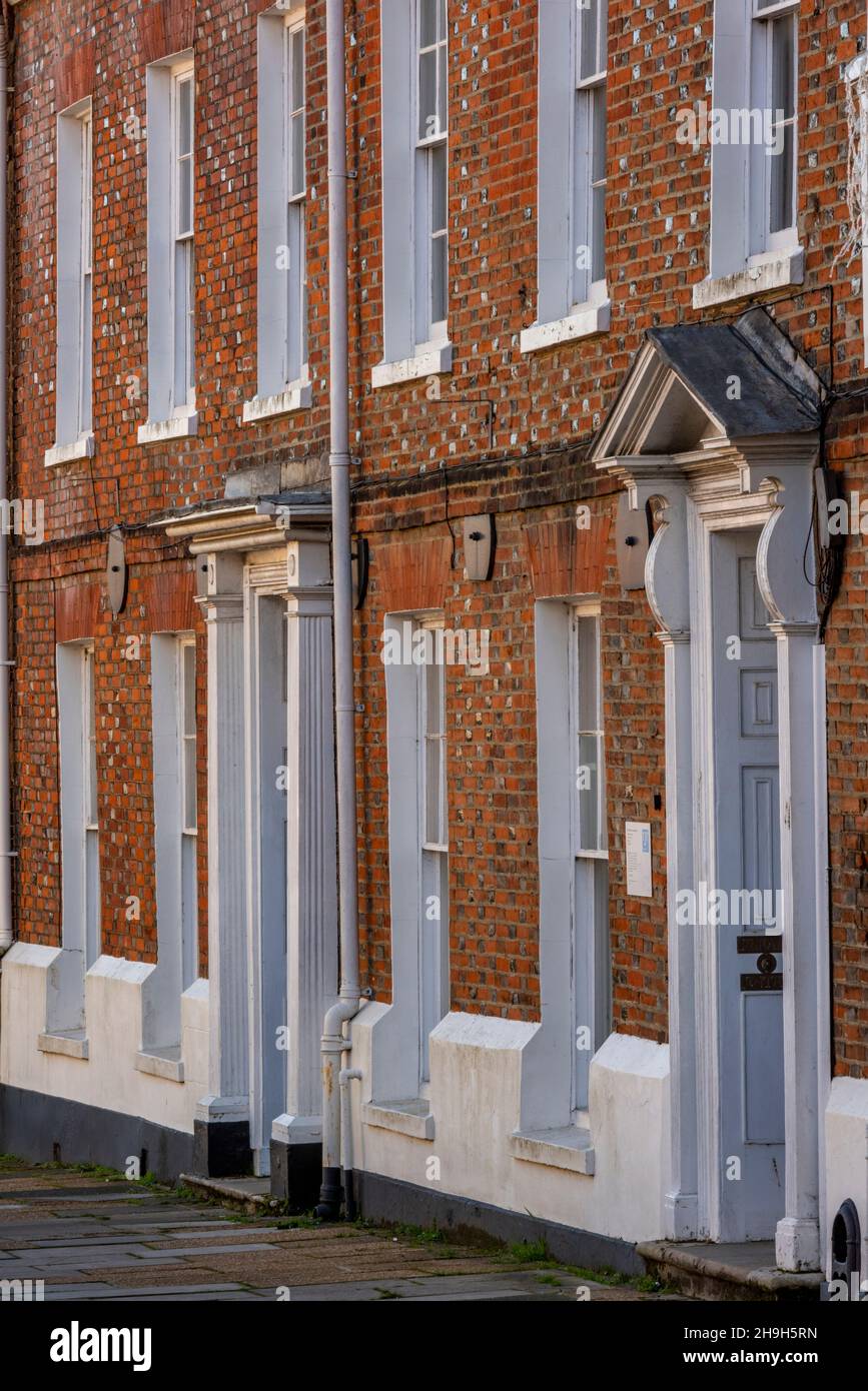terraced period townhouses in newport on the isle of wight, period ...