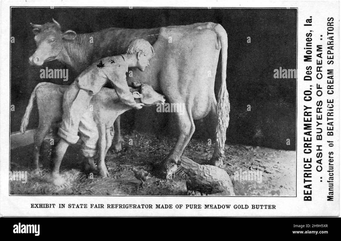 Iowa state fair butter cow hi-res stock photography and images - Alamy