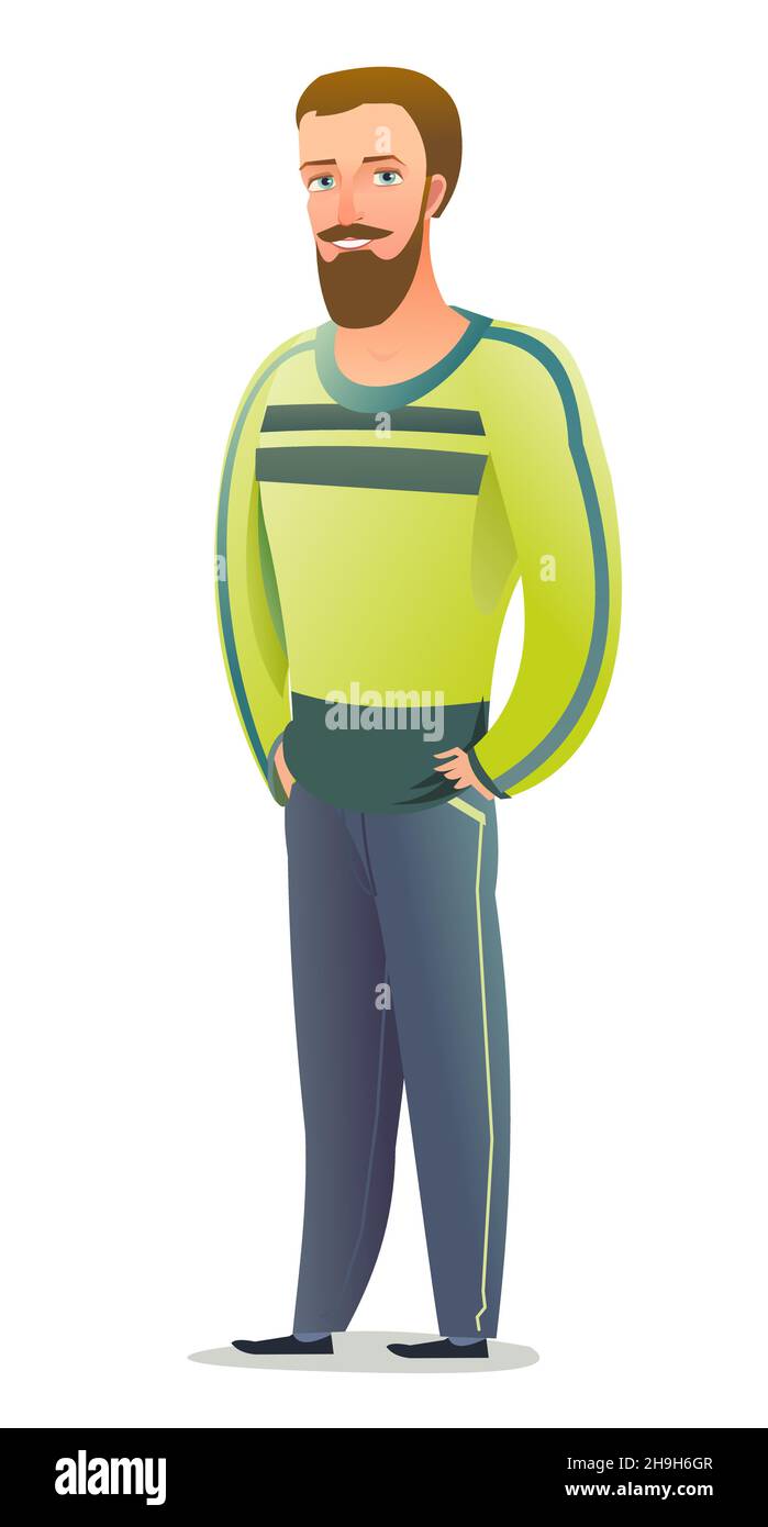 Sport sports comic person Stock Vector Images - Alamy