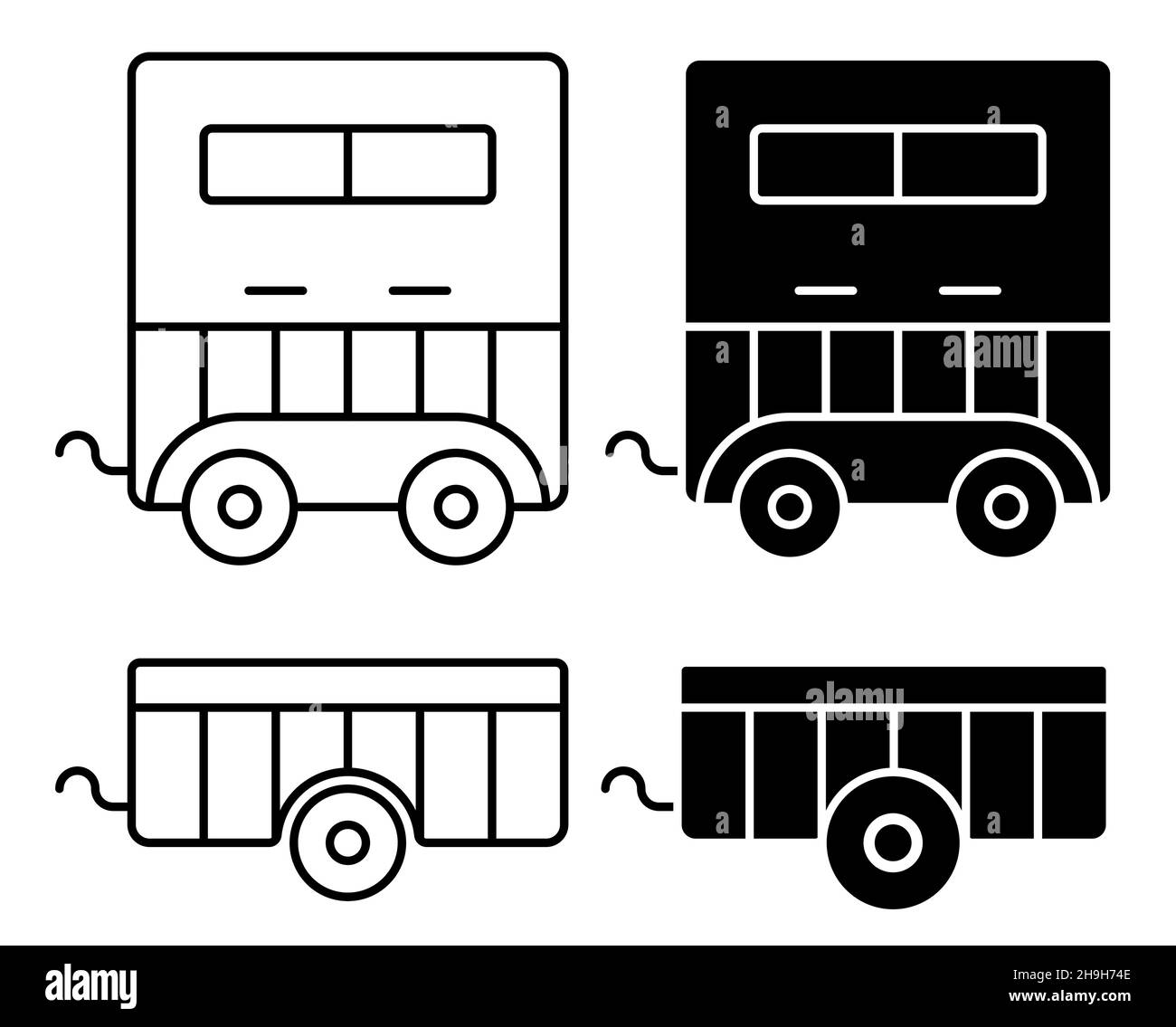 Transporting farm animals Stock Vector Images - Alamy