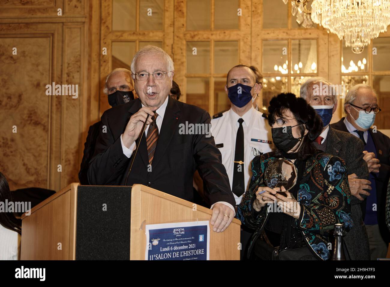 Paris, France. 6th Dec, 2021. Jean-Robert Pitte winner 'Prix du ...