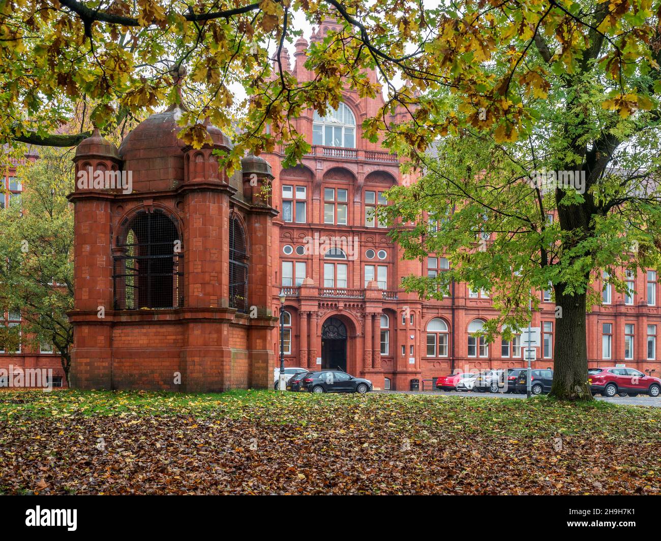 Terracotta Gazebo and The Peel Building a grade II listed building in ...