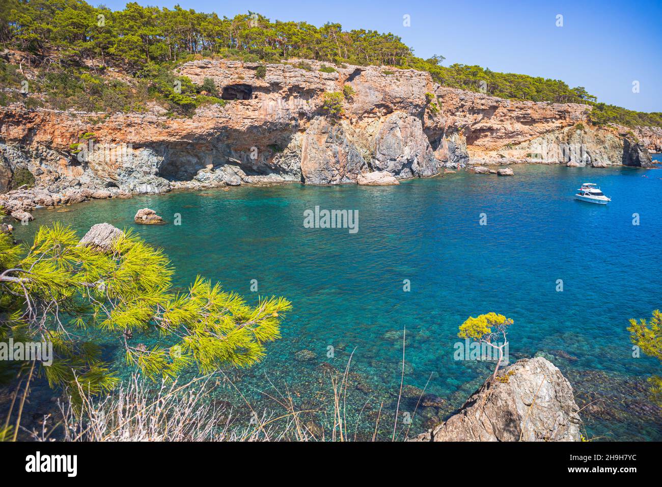 The coast of Antalya near Kemer, Antalya, Turkey Stock Photo - Alamy