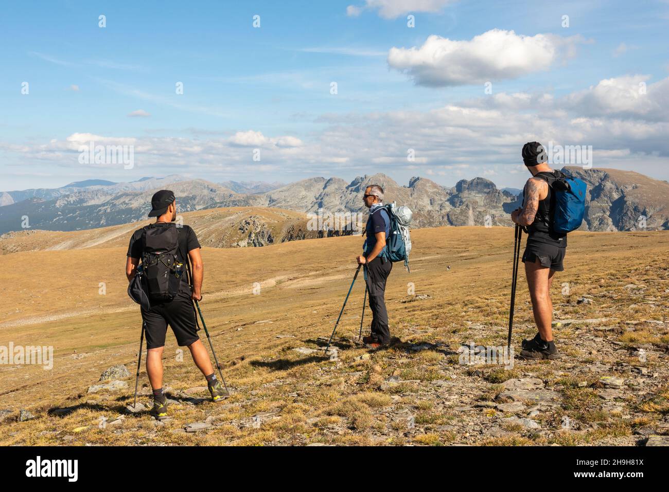 Rila Mountains, Bulgaria, hikers, hiking, Otovitsa Ridge, E4 European ...