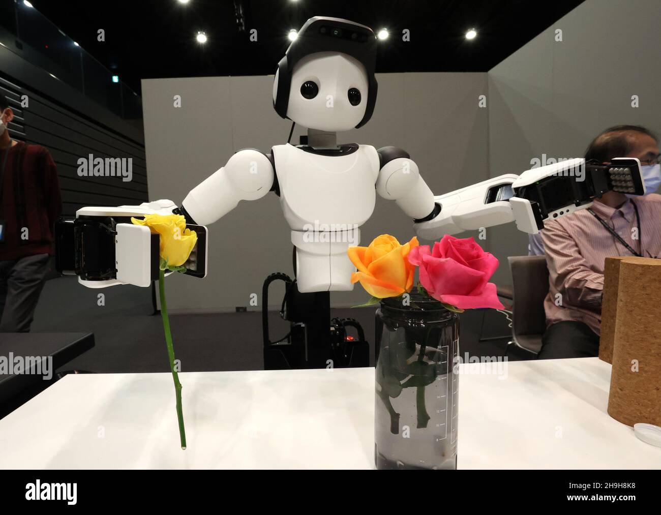 Tokyo, Japan. 7th Dec, 2021. Japanese electronics giant Sony's humanoid ...