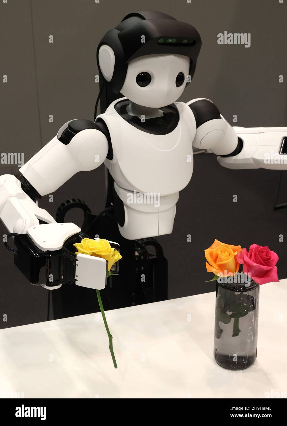 Tokyo, Japan. 7th Dec, 2021. Japanese electronics giant Sony's humanoid ...