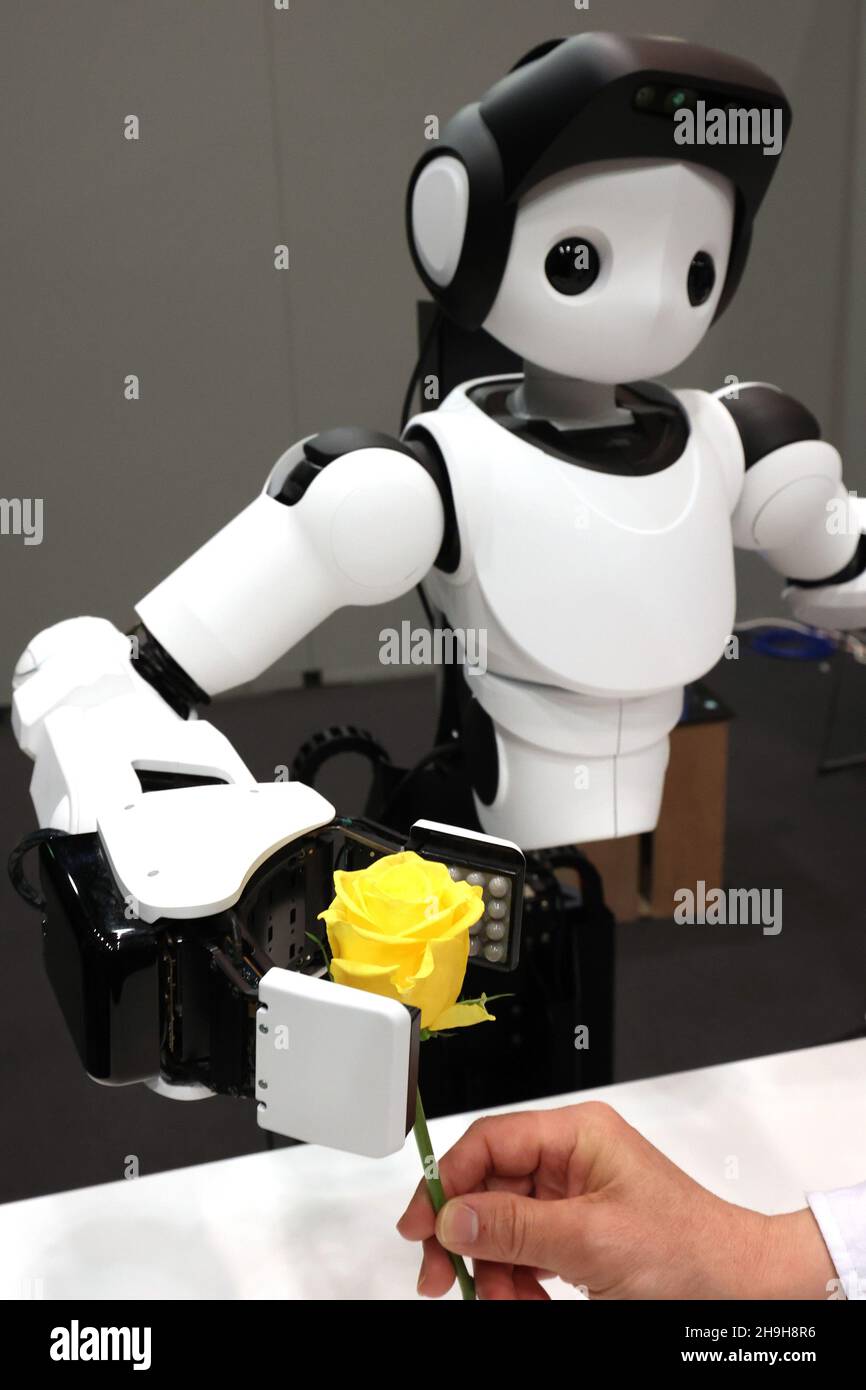 Tokyo, Japan. 7th Dec, 2021. Japanese electronics giant Sony's humanoid ...