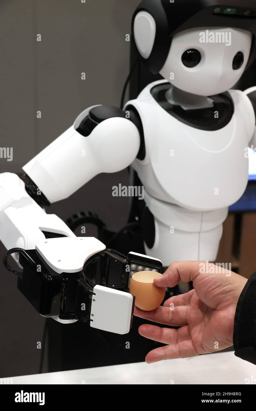 Tokyo, Japan. 7th Dec, 2021. Japanese electronics giant Sony's humanoid ...