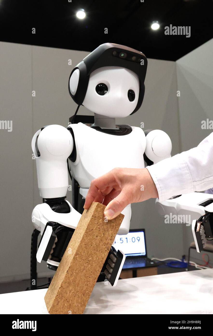 Tokyo, Japan. 7th Dec, 2021. Japanese electronics giant Sony's humanoid ...