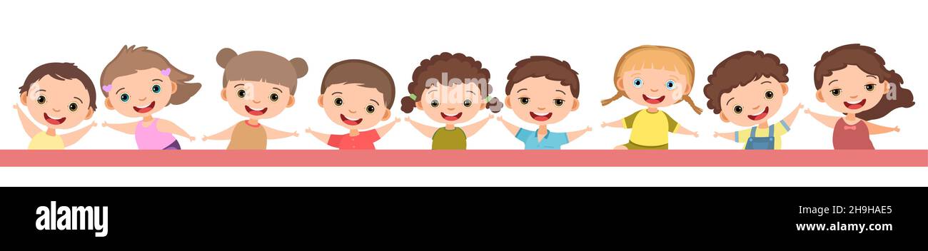 Children dance joy. Happy childhood. Little boys and girls. Kid is ...