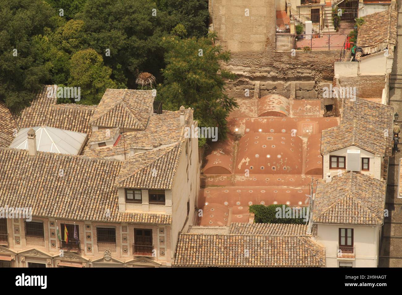 Traditional architecture and streets of Granada Stock Photo - Alamy