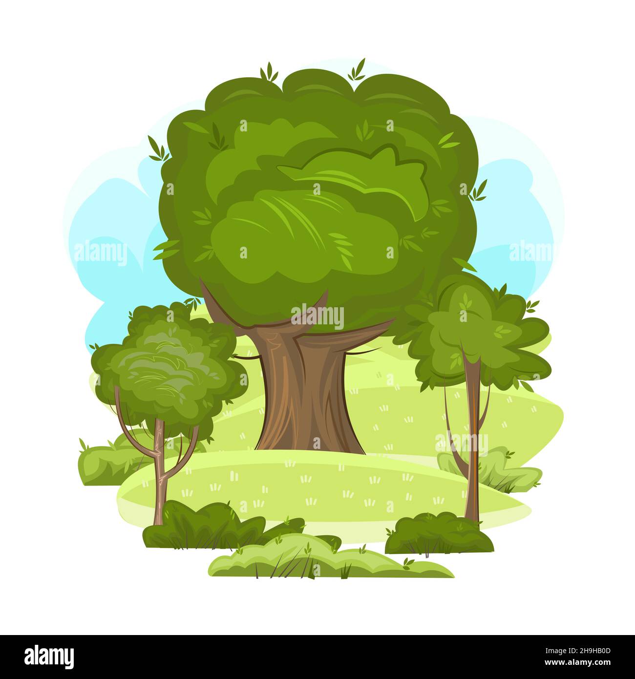 Natural meadows Stock Vector Images - Alamy