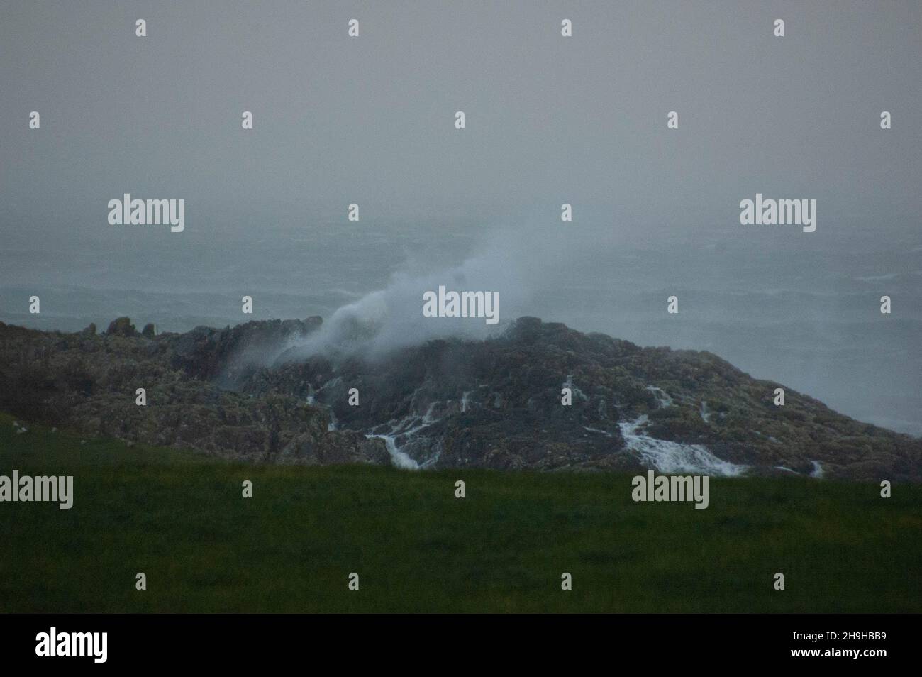 Tuesday 7 Dec, Bantry West Cork, Ireland; Storm Barra hit land this ...