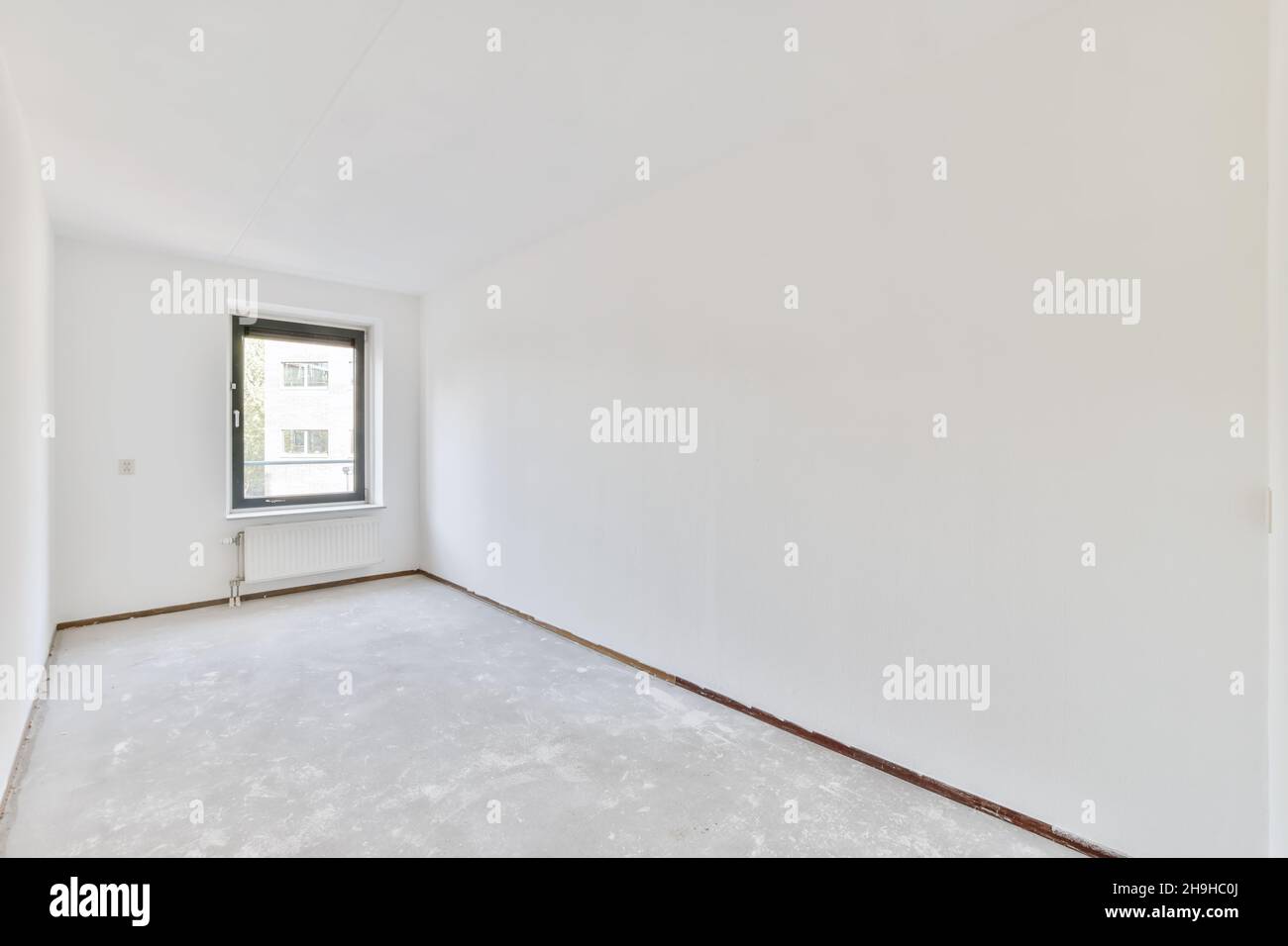 Large luxury room with sliding windows in an elegant apartment Stock ...