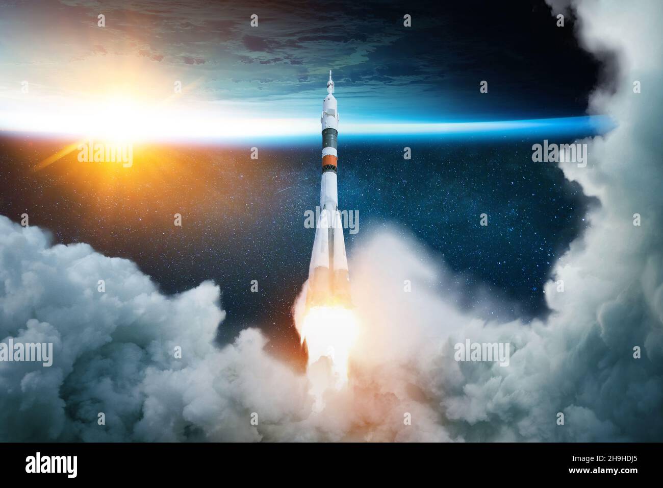 Space Mission Rocket Ship