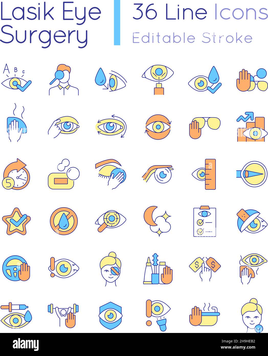 Eyesight improvement Stock Vector Images - Alamy