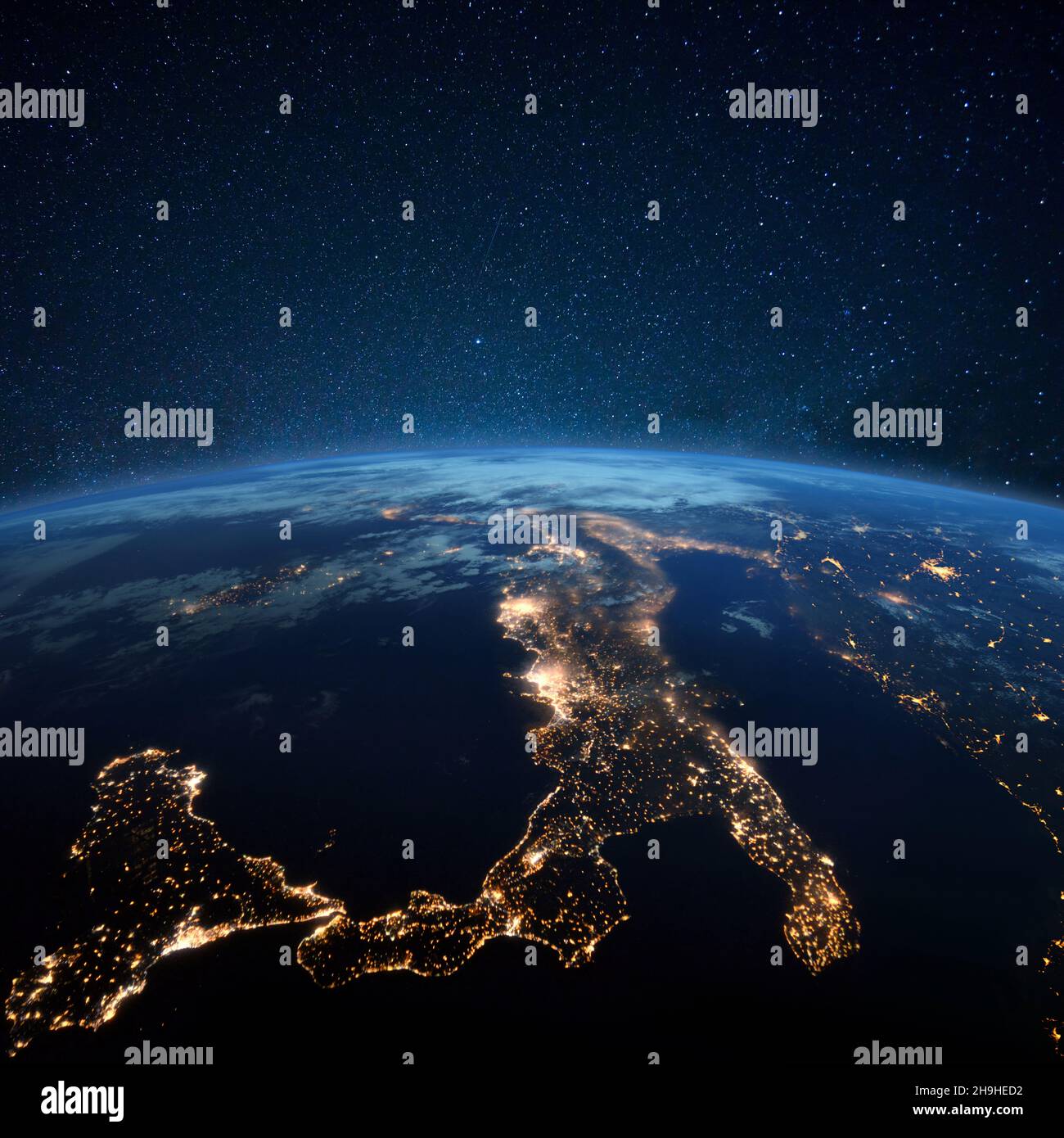 Earth View From Outer Space