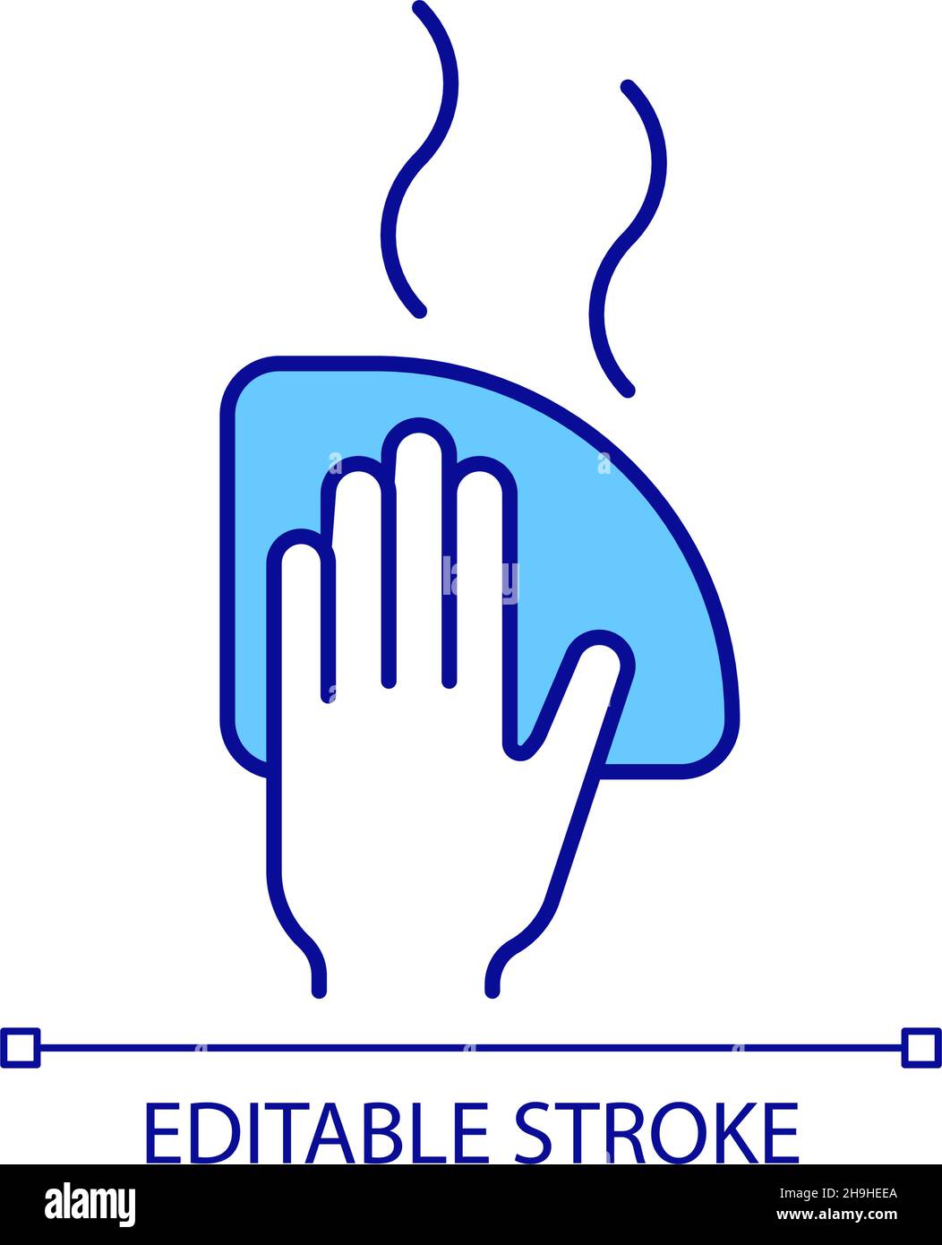 Compress hand Stock Vector Images - Alamy