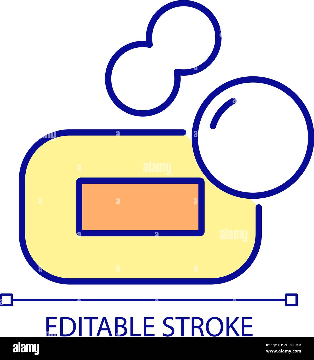 Soap bar hygiene color Stock Vector Images - Alamy