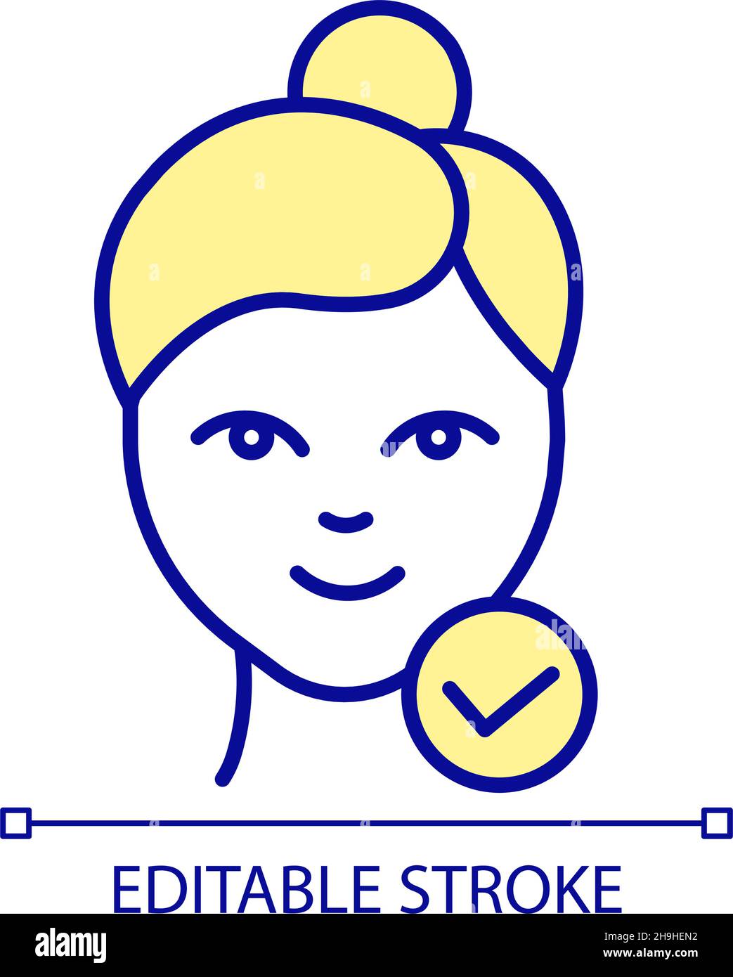 Perfect skin RGB color icon Stock Vector Image & Art - Alamy