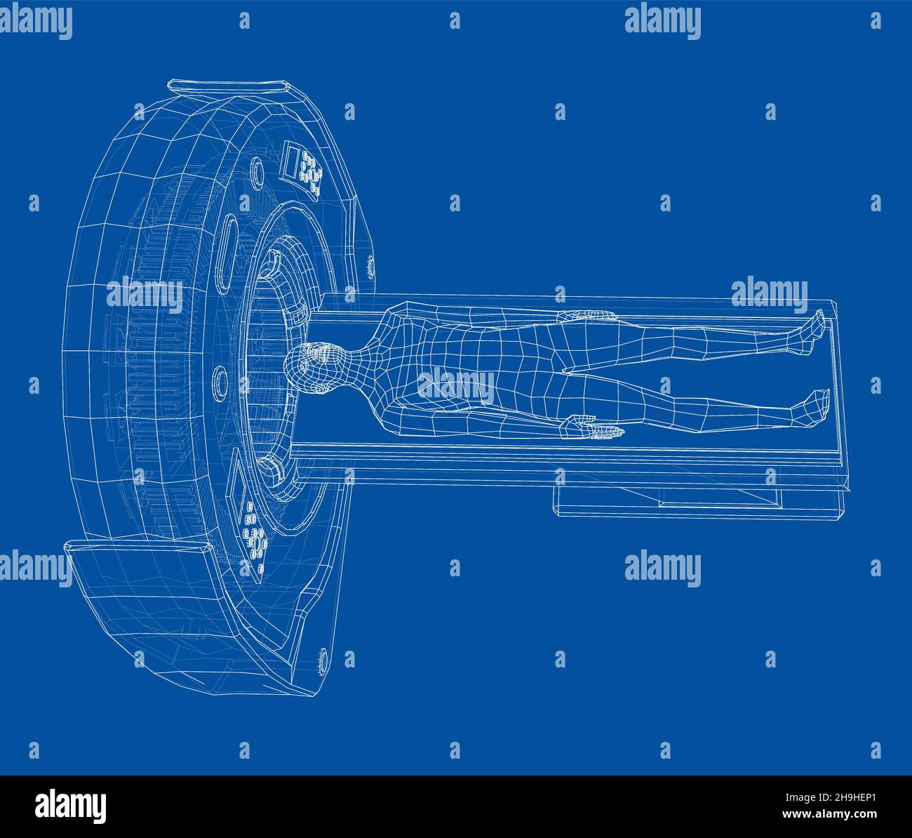 MRI machine scanning patient inside Stock Photo - Alamy