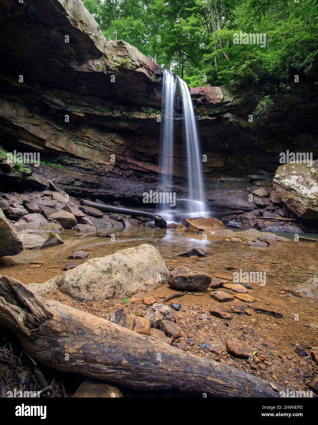 Cucumber Falls In Ohiopyle State Park Stock Photo - Alamy