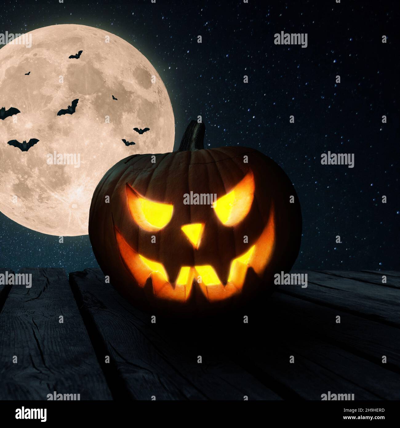 Bat night sky moon hi-res stock photography and images - Alamy