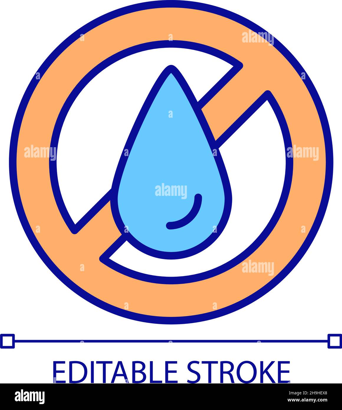 Avoid water Stock Vector Images - Alamy